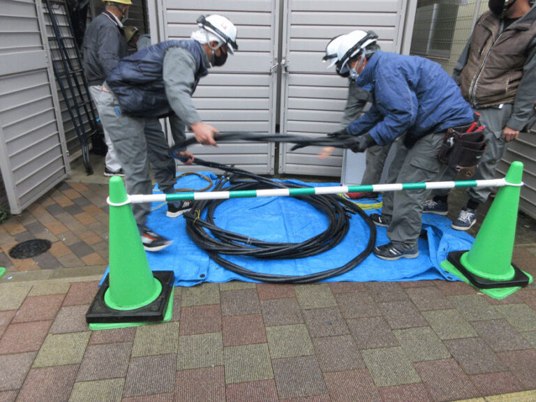 東京都集合住宅/高圧ケーブル更新工事（水トリー対策工事） – アイピー・パワーシステムズ株式会社